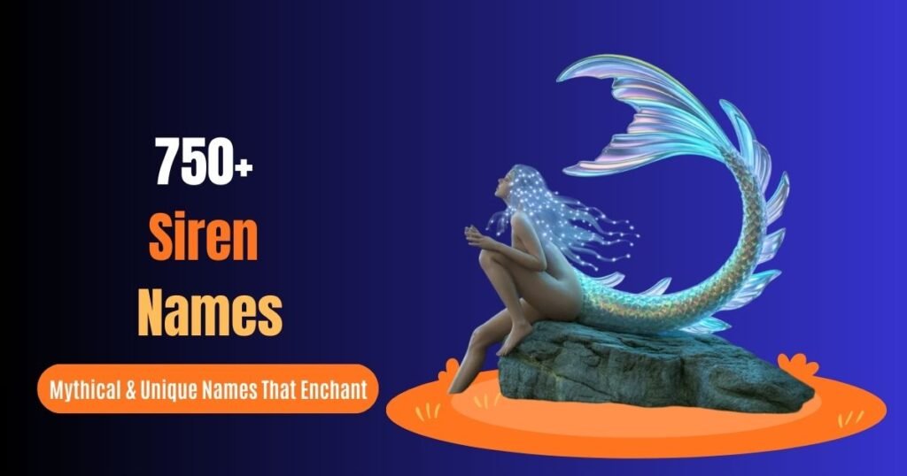 Siren Names Generator: 750+ Male, Female, Mythical & Unique Names That ...