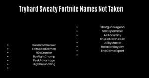 715 Best Sweaty Fortnite Names: Good, Short, Cool & Cute For Boys & Girls
